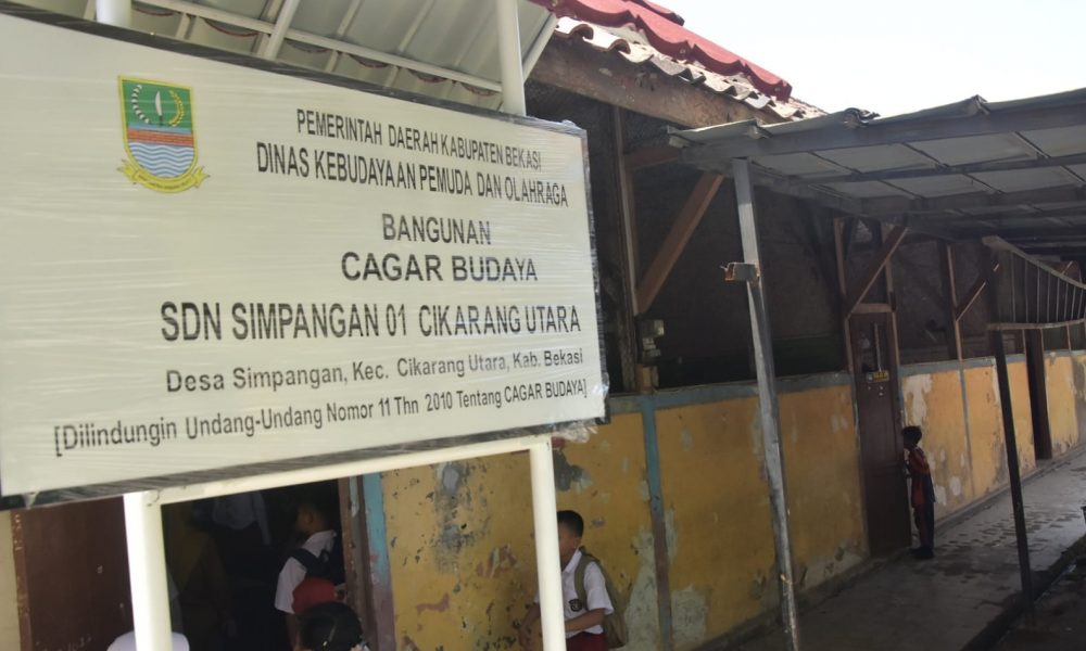 Dibangun Tahun 1917, SDN Simpangan 01 Cikarang Utara Resmi Jadi Cagar ...